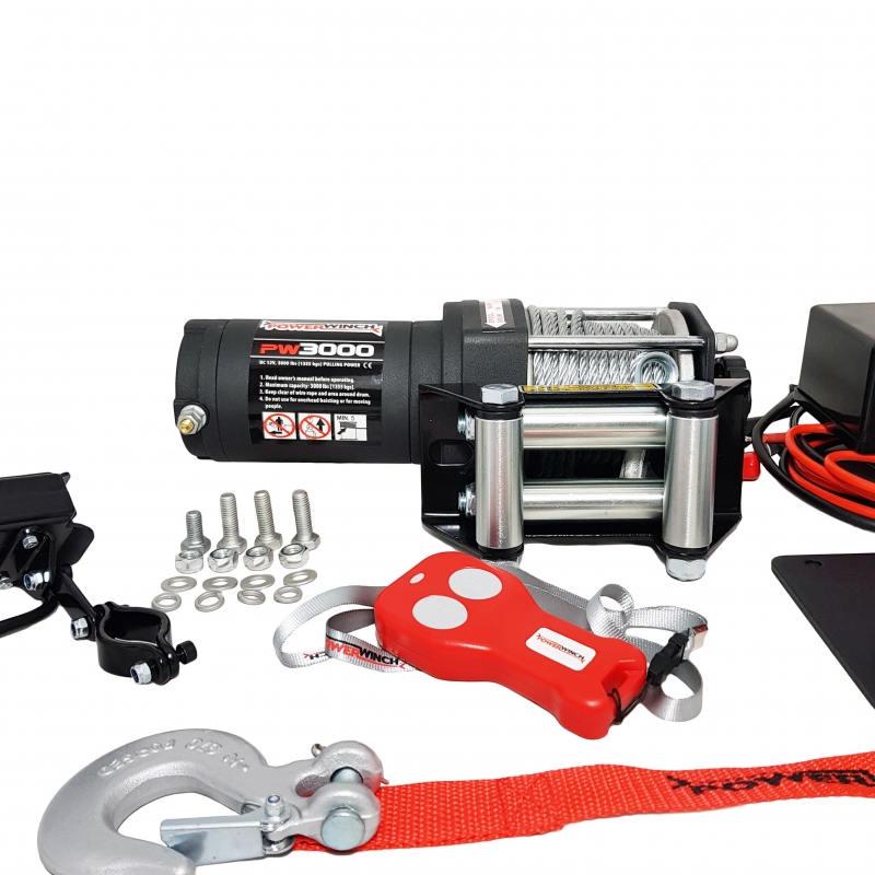 Powerwinch PW3000 12V - Electric winches, automotive, Kangaroowinch