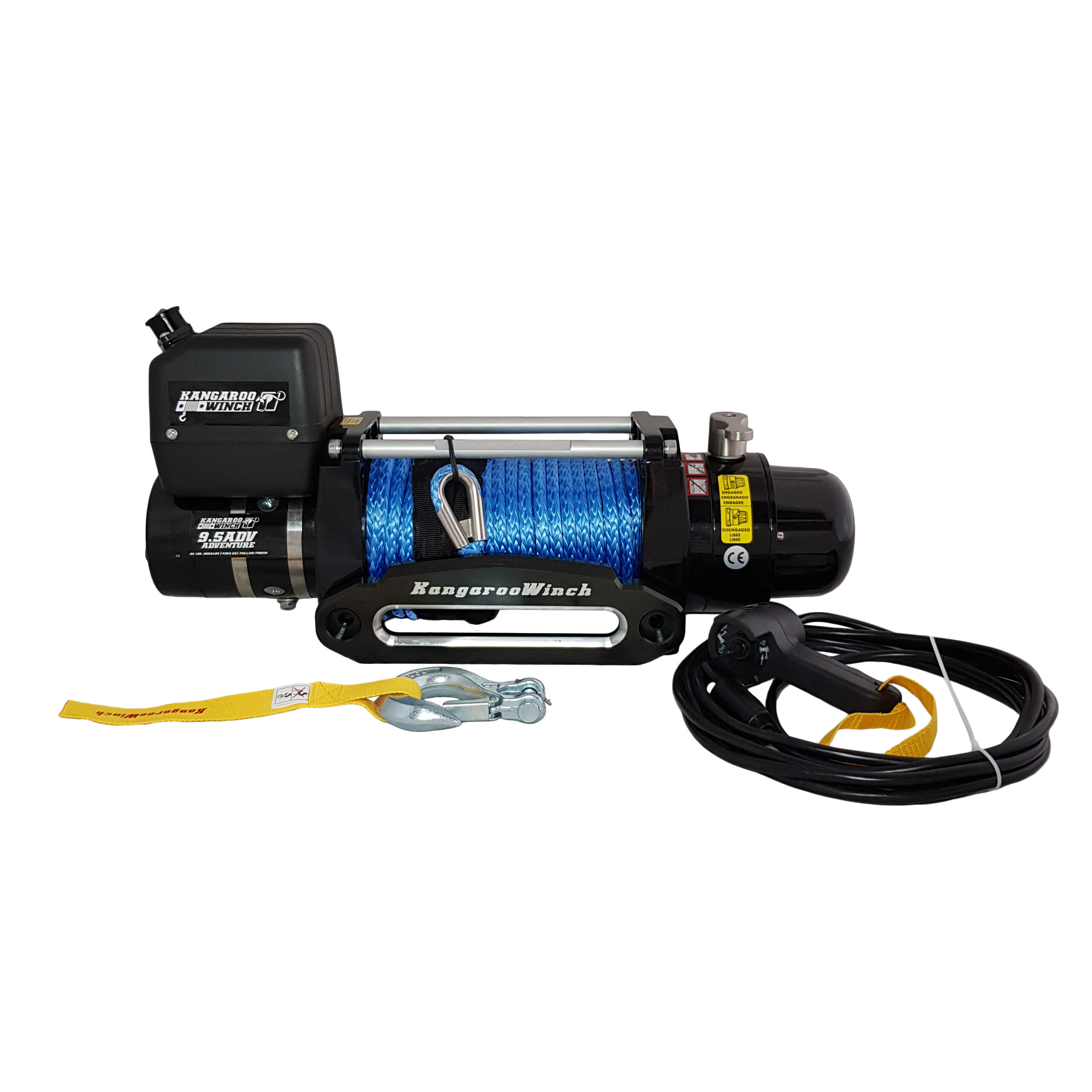 All electric - Electric winches, automotive, Kangaroowinch